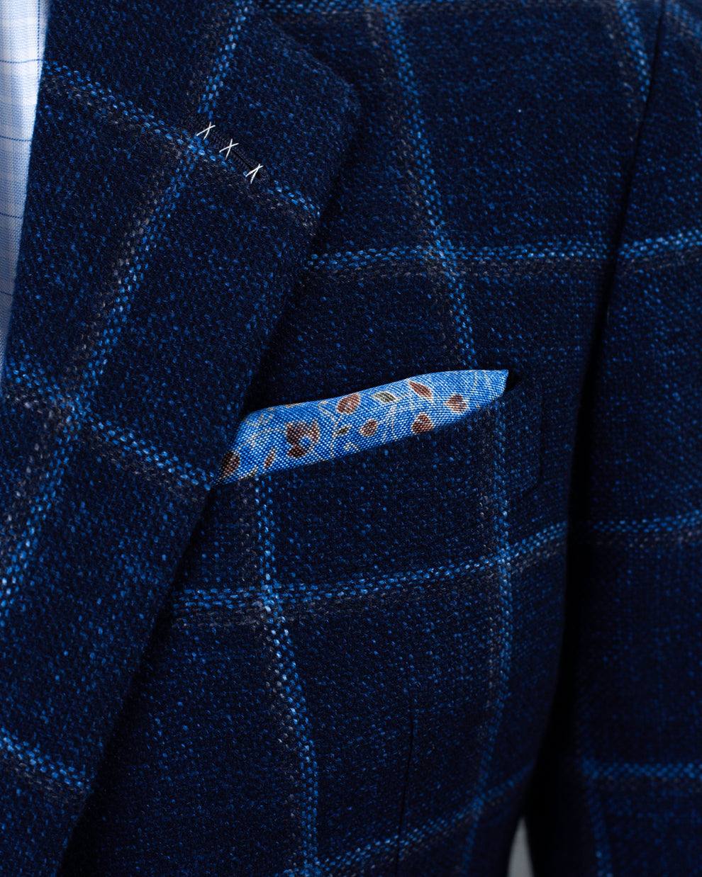 castangia blue windowpane sport coat – khakis of carmel